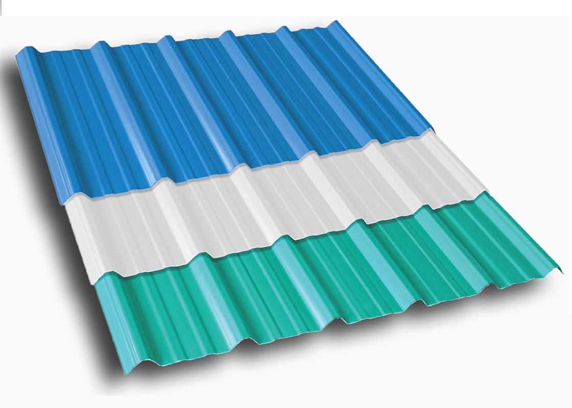 Corrosion Resistance PVC Roof Sheets Color Durable Plastic Roof Tiles