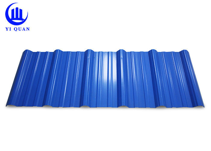 920 Mm Width Trapeziod Upvc Corrugated Sheets Light Weight Long Span