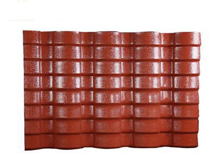 PVC Resin double roman roof tiles Corrugated Roofing Sheets 40mm Wave ...