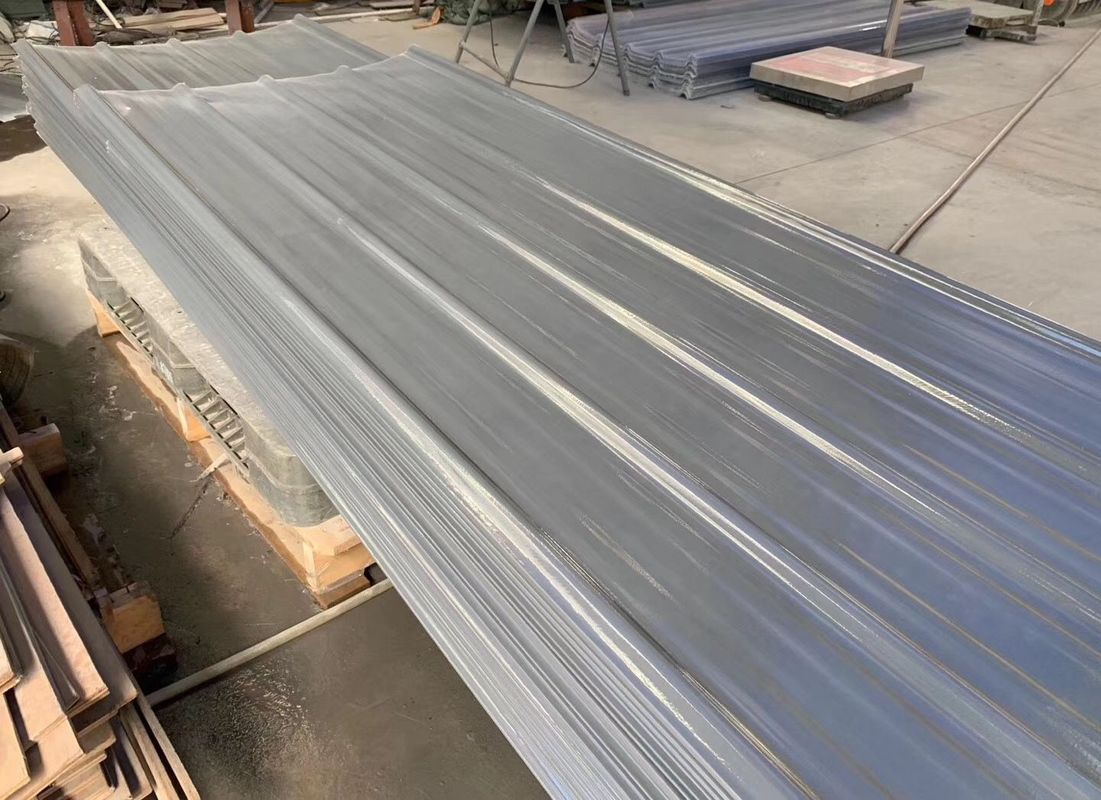 Colored Fiberglass FRP Roof Sheet 0.8mm To 3.0mm Thickness Customized