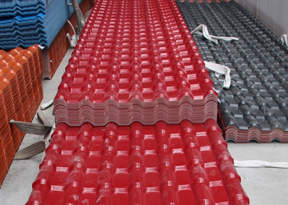 Spanish Fireproof ASA Resin Roof Tile Shingle For Villa Old Buildings