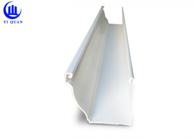 White Plastic Rain Gutters 5.2Inch Roof Rainwater Gutter Philippines
