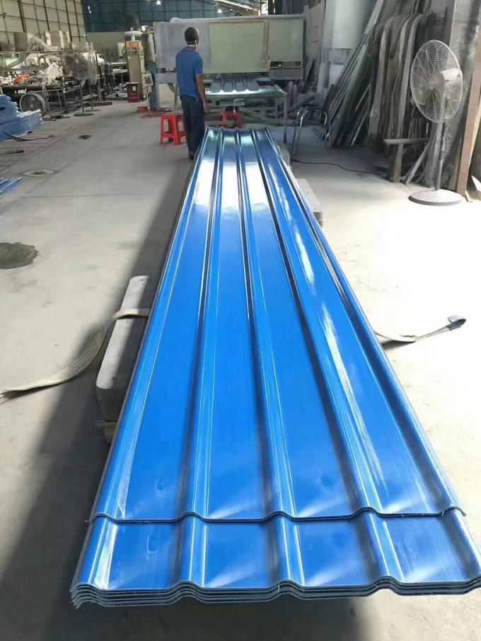 Multi Color FRP Transparent Roof Sheet Fiberglass Translucent Roof Tile